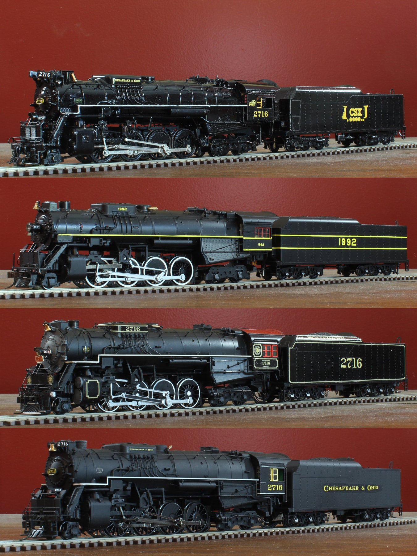 HO Scale Decals for 2716